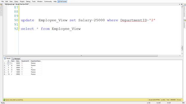 Problems With Sql Views When Updating Records